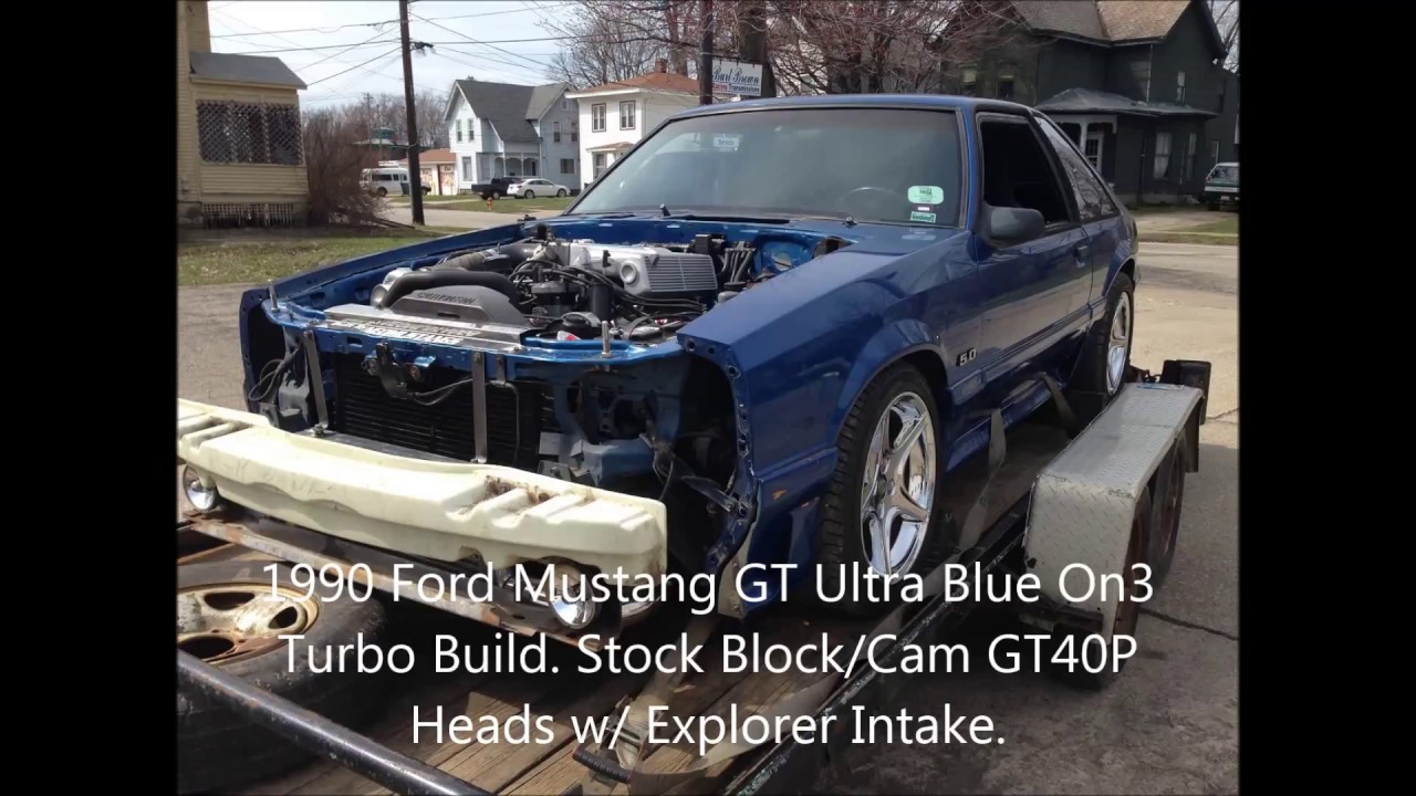1990 Ford Mustang STICK SHIFT STREET CAR Dyno Run 498HP 535TQ On3 Turbo ...