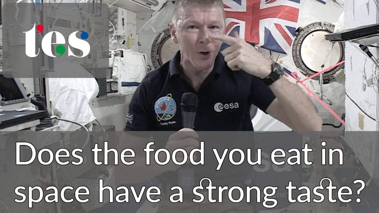 "Does the food you eat in space have a strong taste?" question to ...