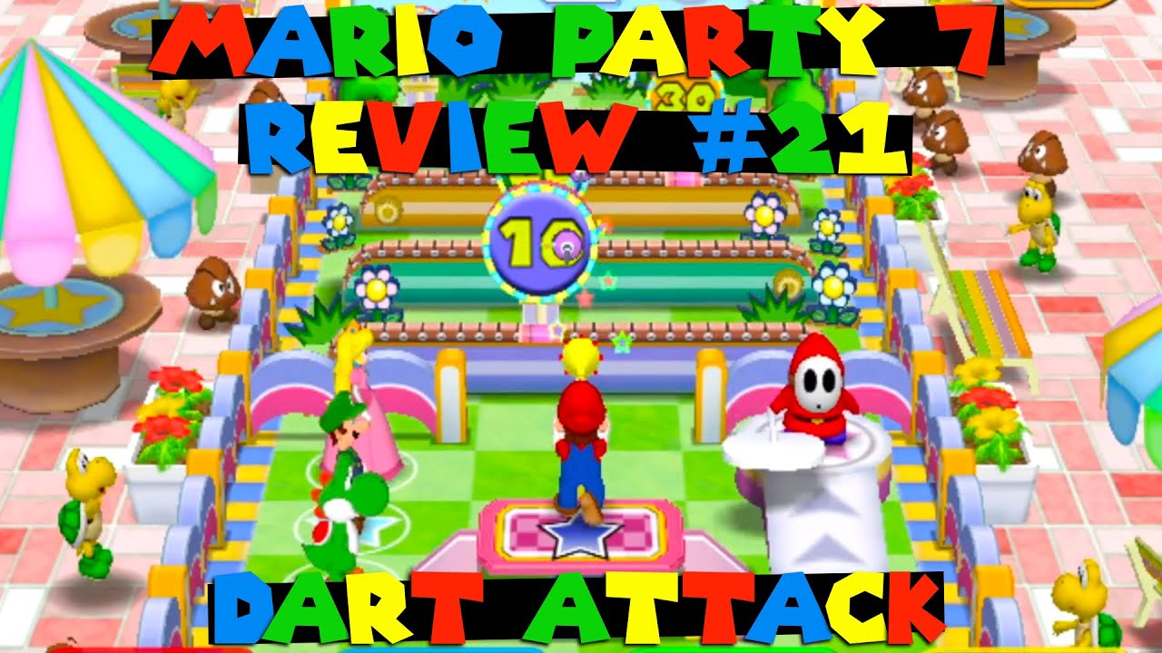 Mario Party 7 Minigame Review-Dart Attack - YouTube