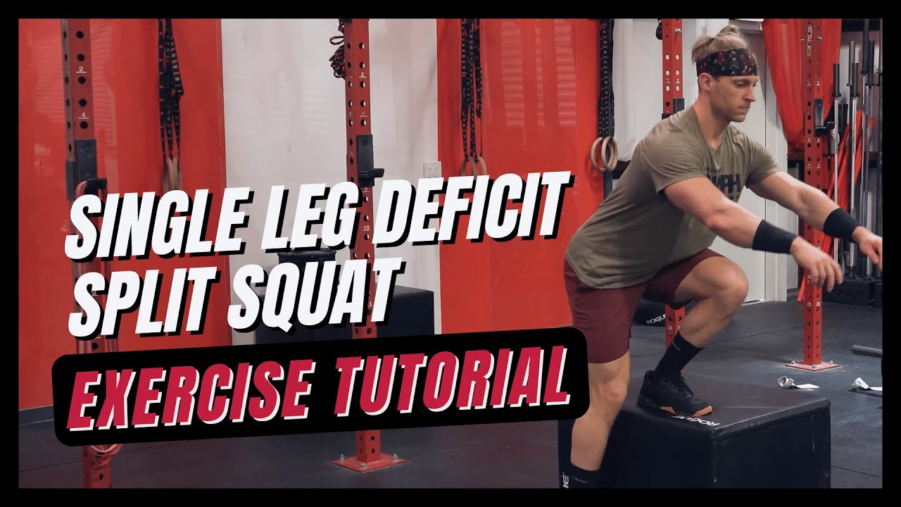 Exercise Tutorial - Single Leg Deficit Split Squat - YouTube