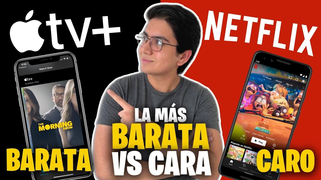 STREAMING BARATO VS CARO 🔥 | Netflix VS Apple TV Plus ¿Cual es MEJOR? ¿Valen la pena 2022? - YouTube