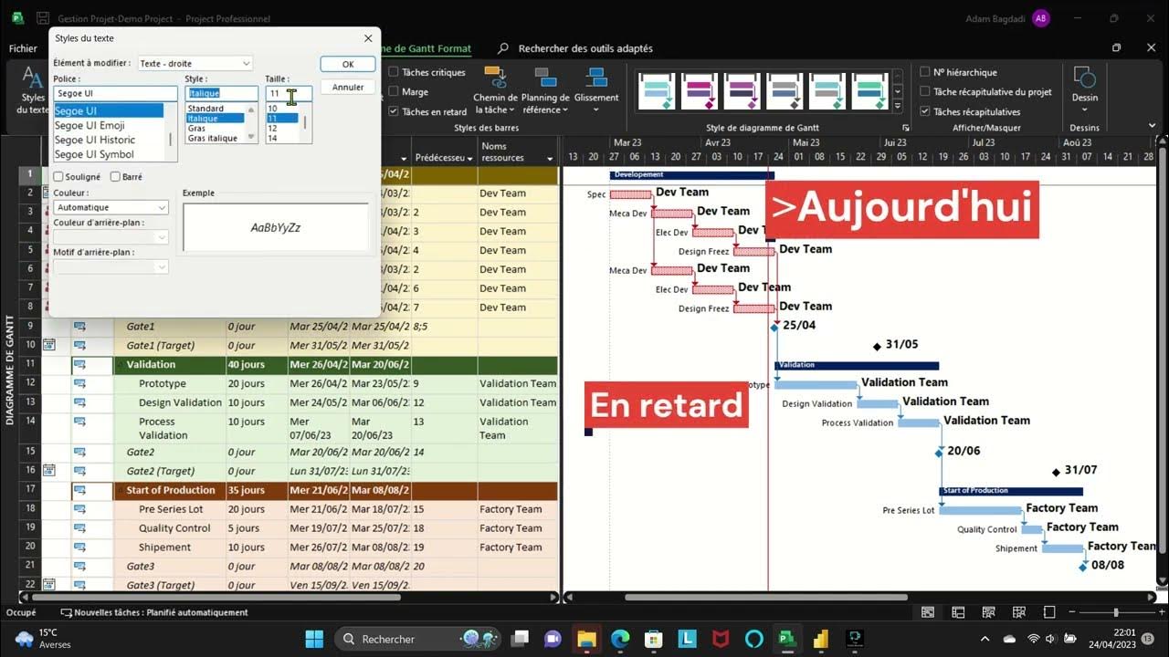 Démo : Apprenez à gérer des projets complexes avec Microsoft Project en ...