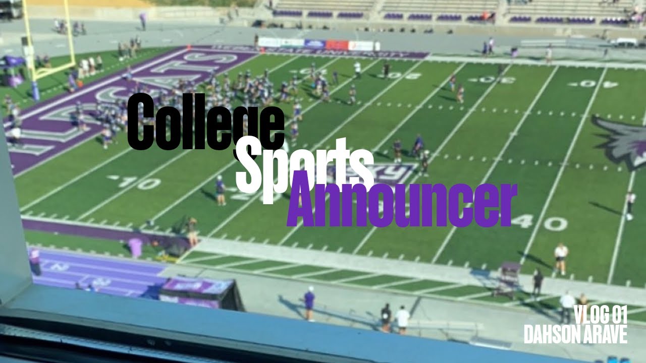 Day in the life of a College Sports Announcer - YouTube