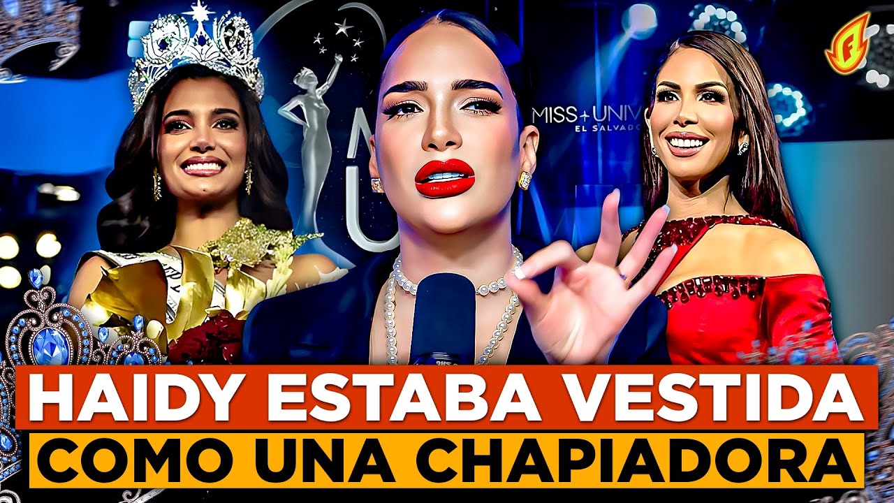 AMELIA ALCANTARA “HAIDY CRUZ ESTABA VESTIDA COMO CHAPIADORA” DETALLLES DEL MISS REPÚBLICA ...