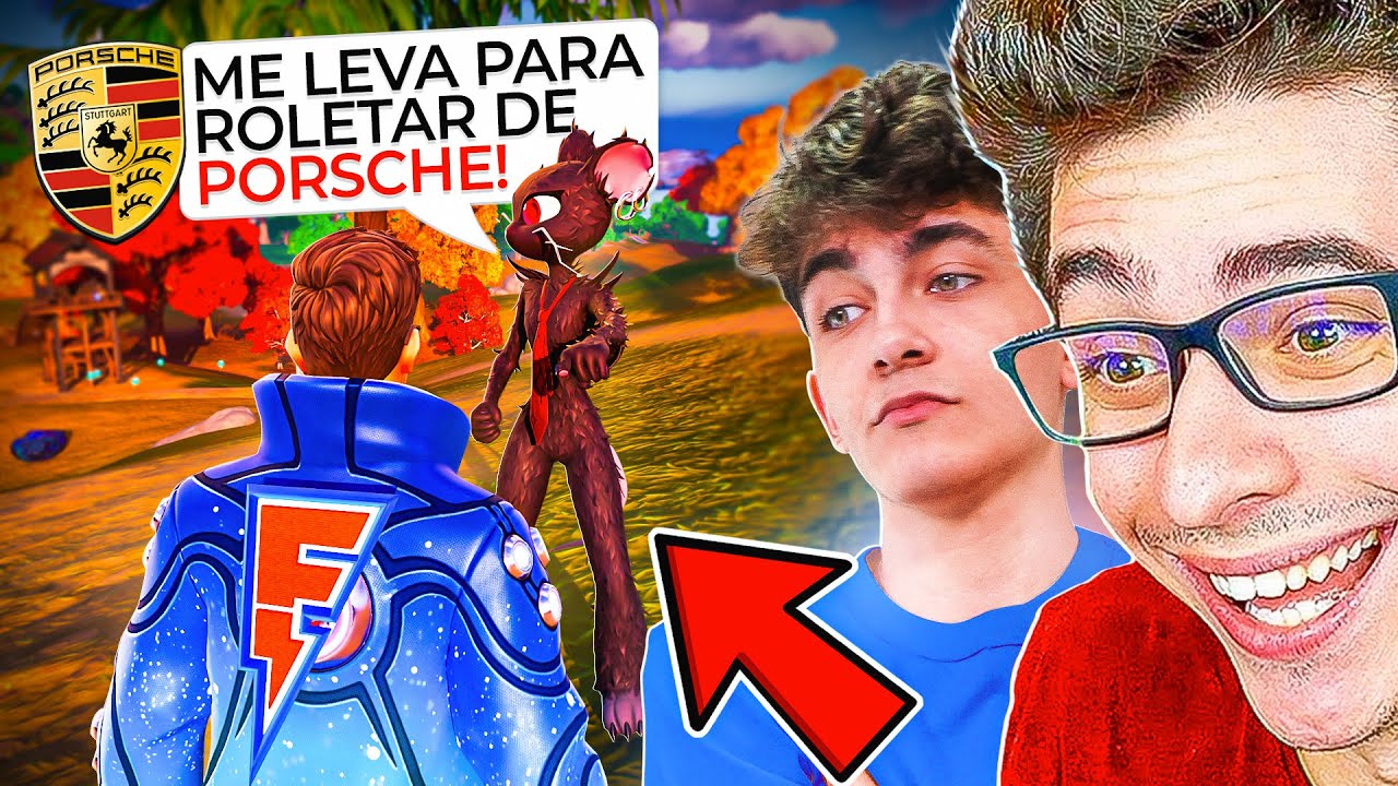JOGUEI FORTNITE IMITANDO O FLAKES POWER... - YouTube