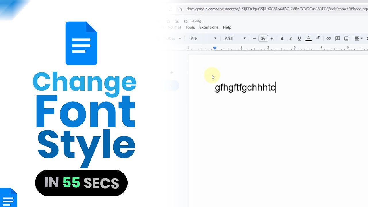 How to Change Font Style on Google Docs [easy] - YouTube