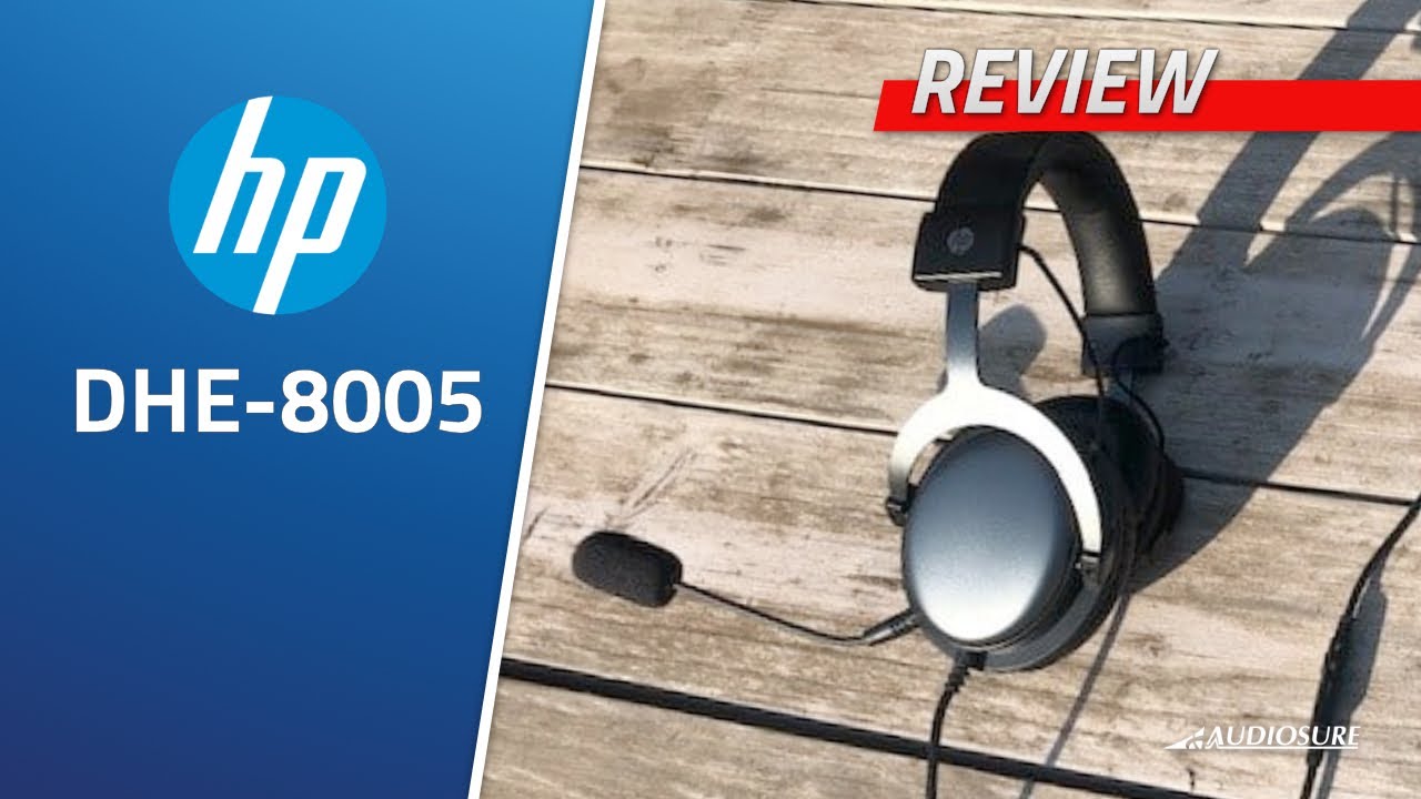 HP DHE-8005 Gaming Headphones Review by Dave Skinz - YouTube