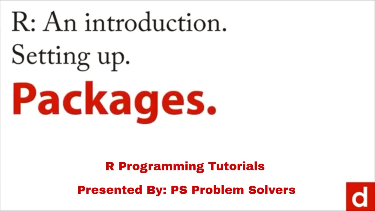4 - Using New Packages in R | R Programming Tutorial - Learn the Basics ...