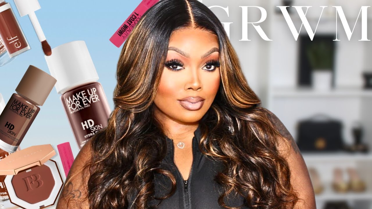 GRWM | TRYING NEW PRODUCTS Stunning Balayage Wig! FT. UNICE SHEIN HAIR ...