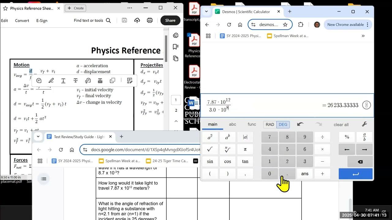 EM Waves Test Review Pt 1 - YouTube