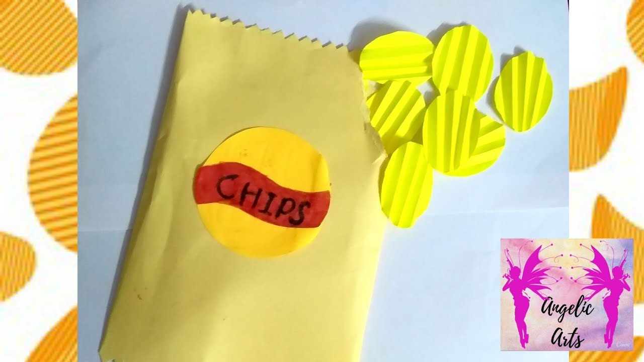 Play-Pretend Chips at Home | DIY Pretend Chips | Angelic Arts - YouTube
