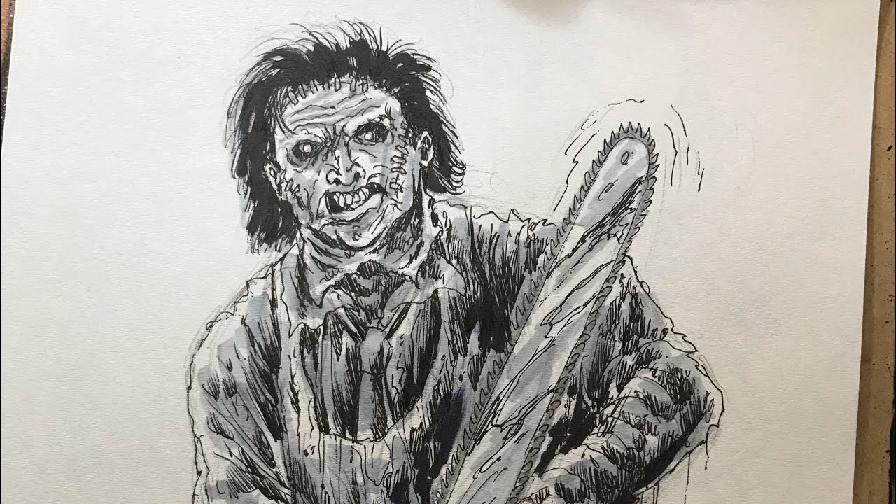 Leatherface Coloring Pages
