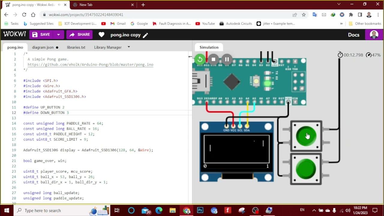 Arduino Based Ping Pong | Arduino Tutorial - YouTube