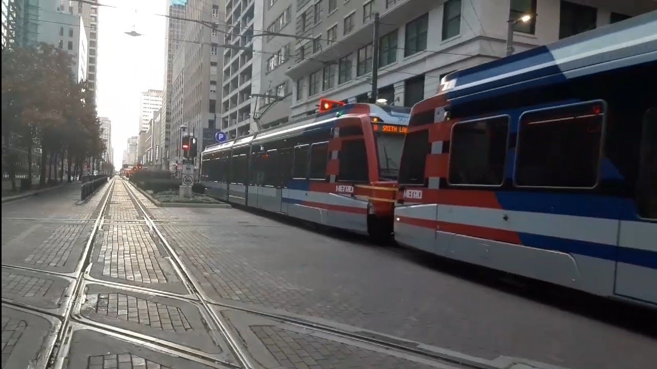 Riding Houston METRORail Red Line From Northline Transit Center To ...
