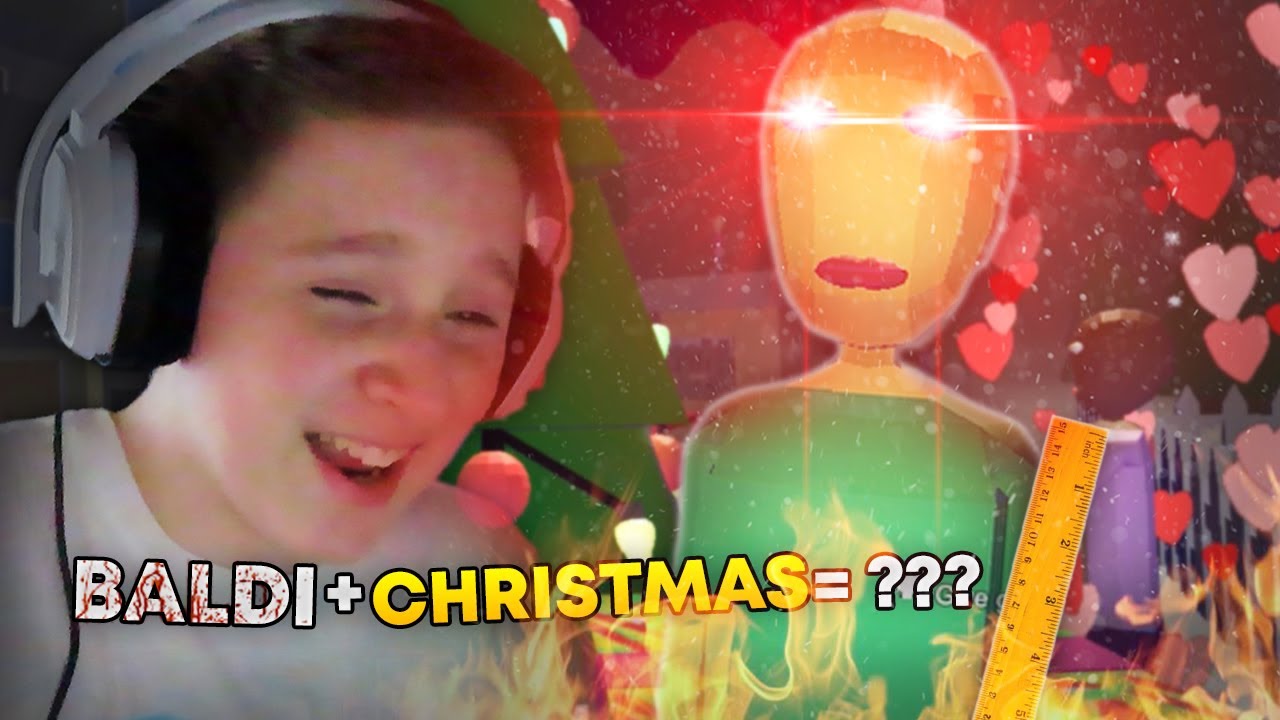 WHO IS THIS, BALDI!? | Losers On Christmas Eve (wack christmas game ...