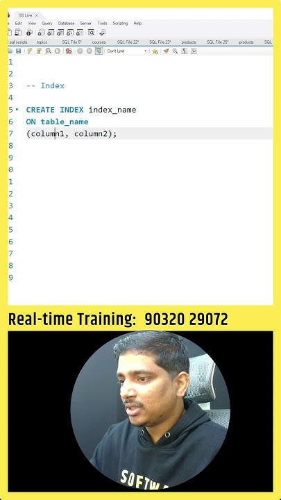 Sql Tutorial Indexes Mysql Tutorial Sql Full Course Sql Tutorial 