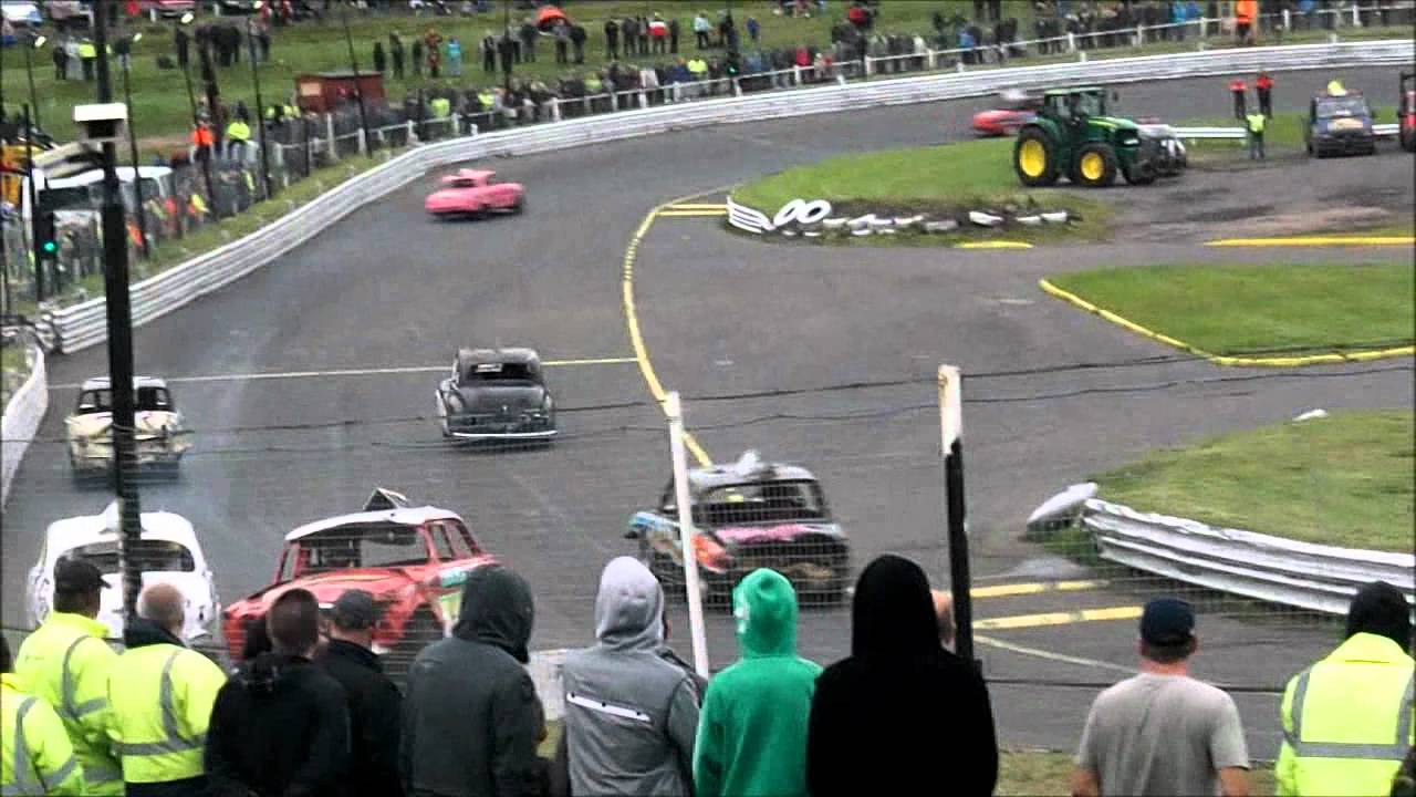 banger racing crash compilation - YouTube