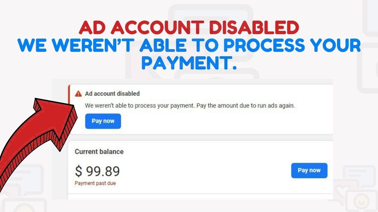Facebook Ads Payment Failed Youtube