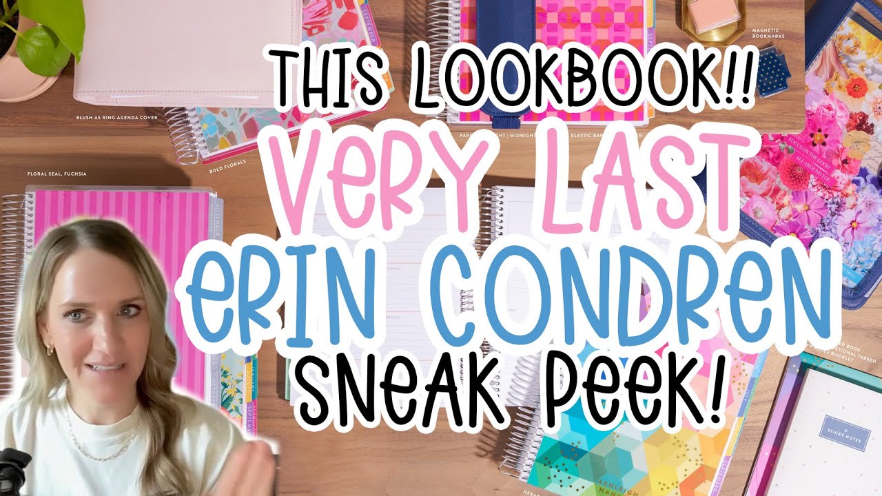 LAST Sneak Peek Chat! | MONDAY is Erin Condren's Release!! - YouTube