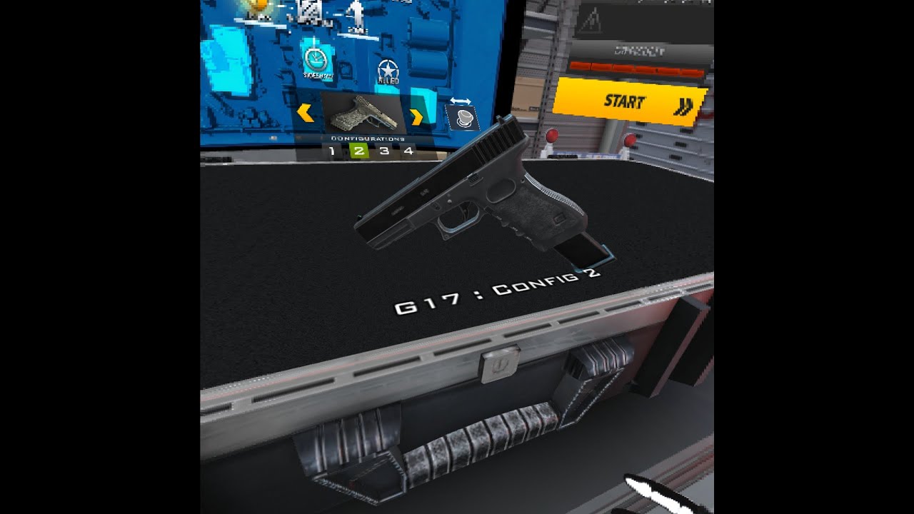 Oculus Quest - Gun Club VR Glock G17 stage 18-19 - YouTube