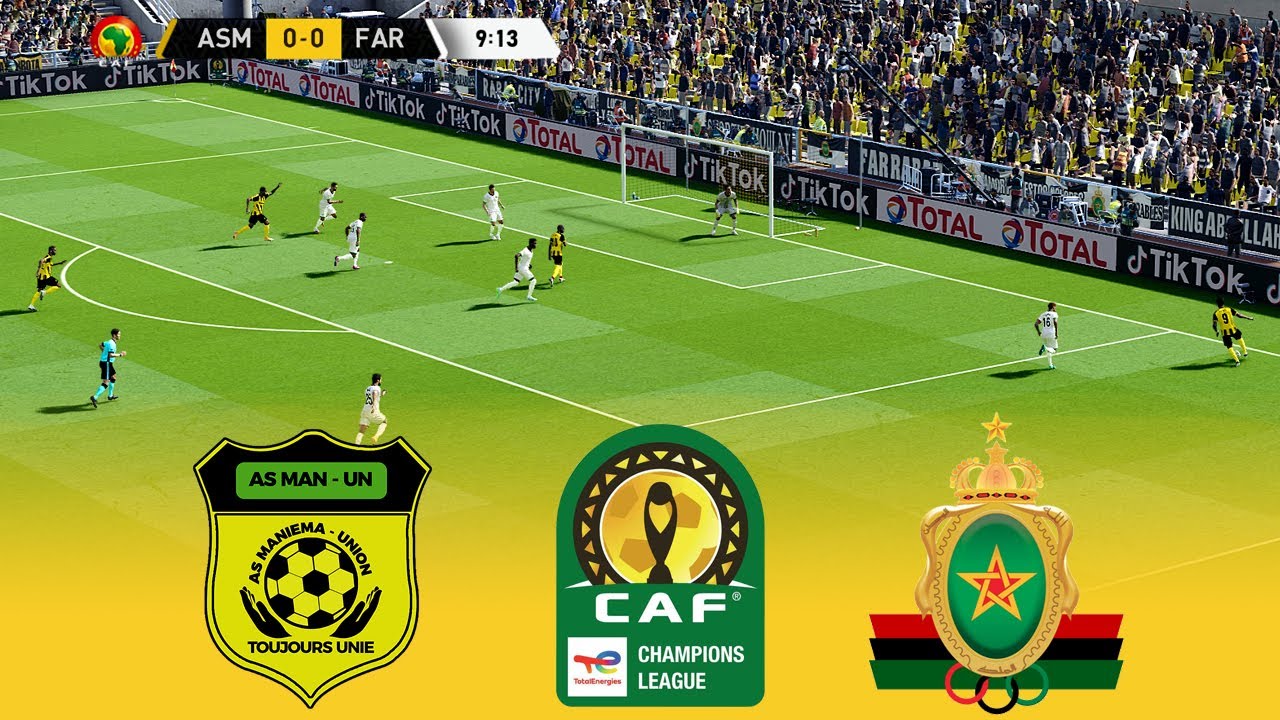 🔴MANIEMA UNION vs ASFAR RABAT ⚽ CAF CHAMPIONS LEAGUE 2024/25 ⚽ Football ...