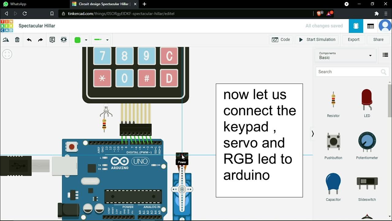 Arduino Keypad Servo Lock | Codes | - YouTube