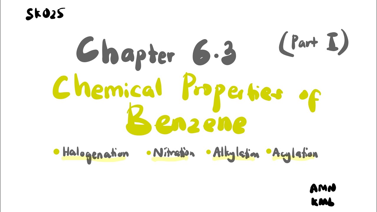 Chemical Properties of Benzene | Chapter 6.3 (Part I) | SDS SK025 | SES ...