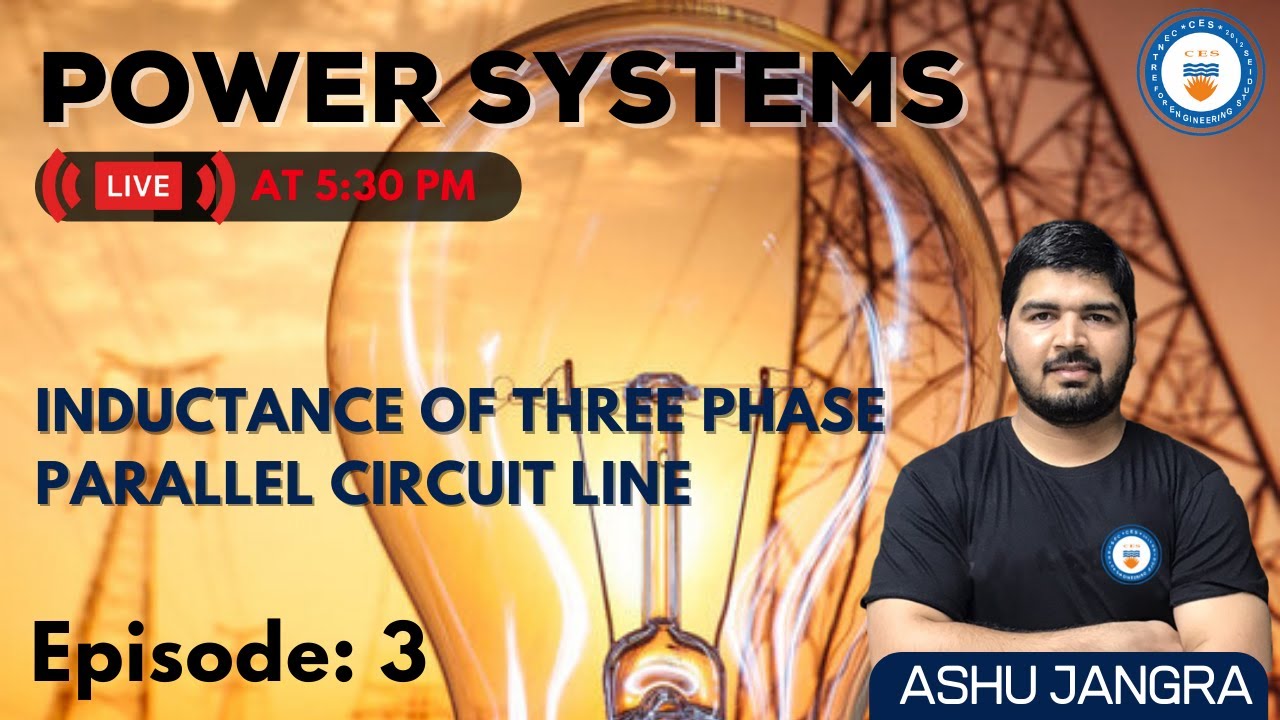 L3: Inductance of Three Phase Parallel Circuit Line | Power Systems ...