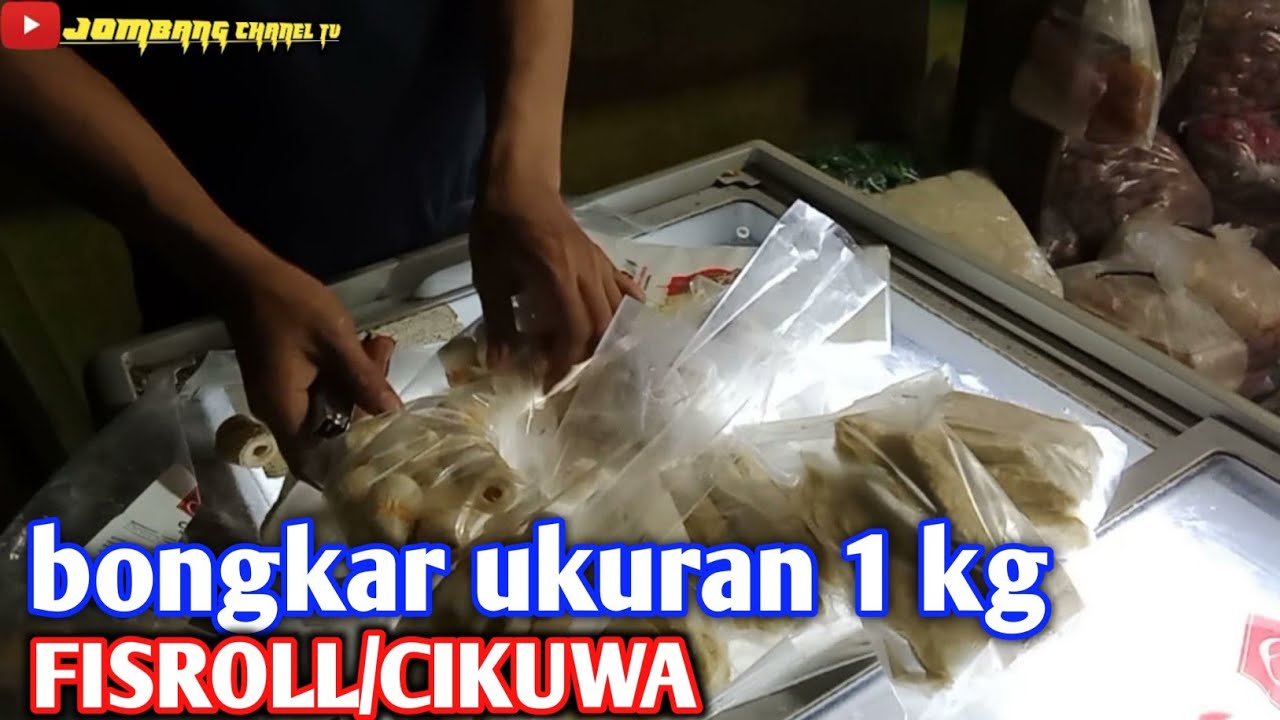 Review cedea fisroll, cikuwa|||frozen food - YouTube