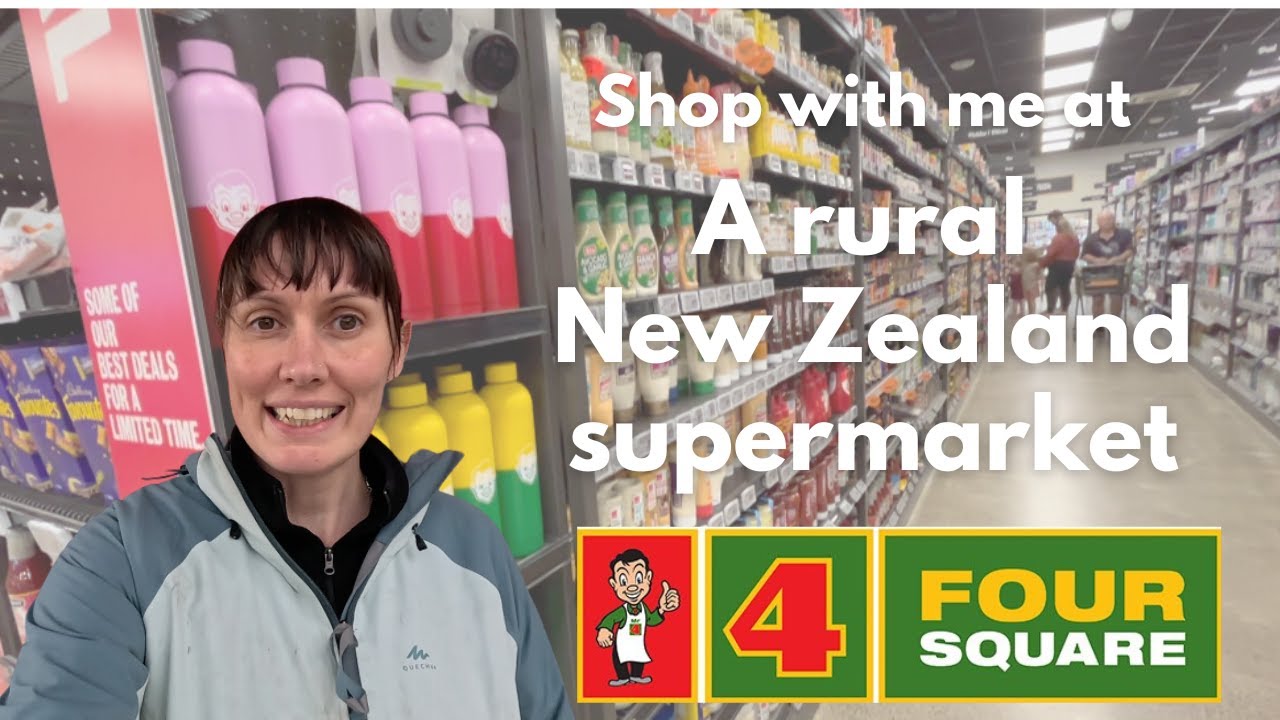 Food Shopping in Small Town New Zealand Four Square 🛒 Essential Road ...