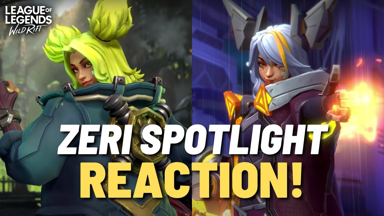 Zeri & PROJECT: Zeri Spotlight REACTION! | Wild Rift - YouTube