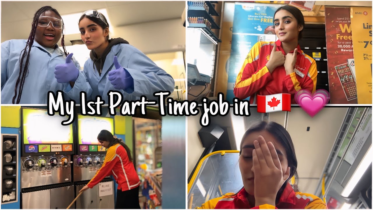My First Part-time Job in 🇨🇦-1 month baad VLOG🥲-My Busy Routine VLOG 🇵🇰 ...