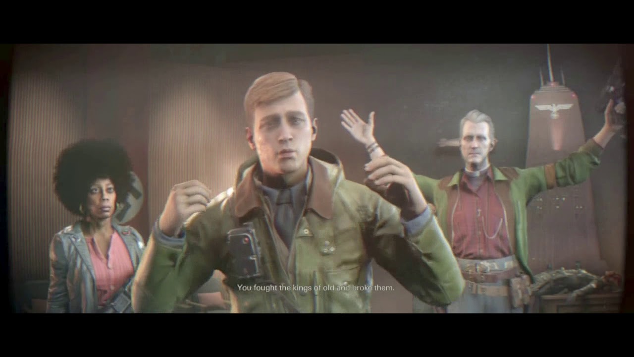 End Speech of the Allies crew. Wolfenstein II The New Colossus ...