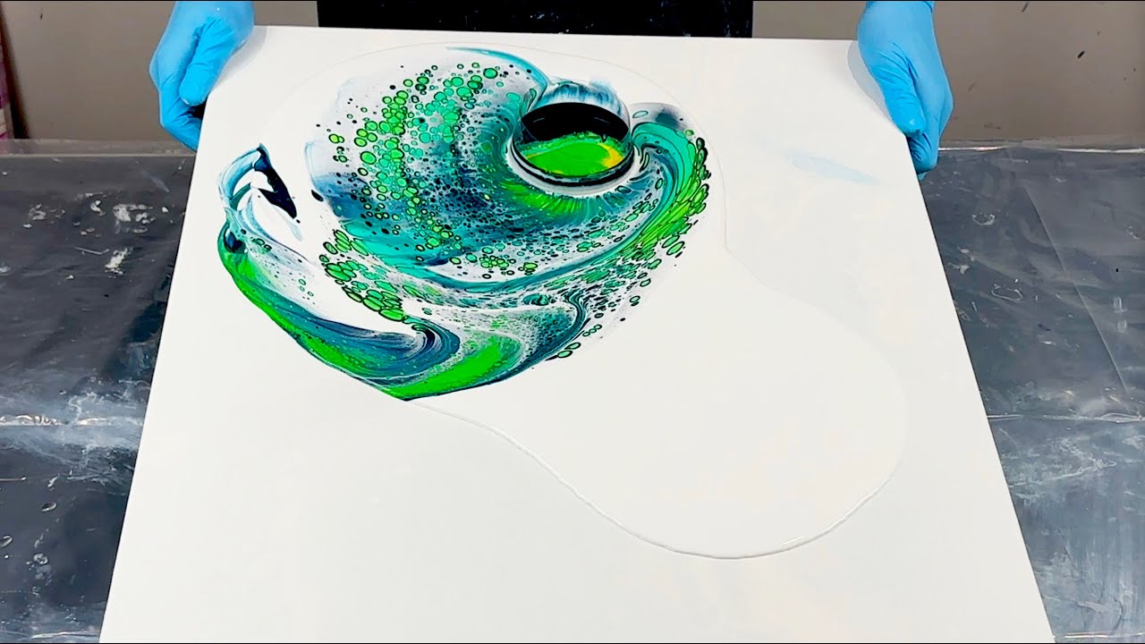 Disrupted Open Cup~Cells without Silicone~Acrylic Pour~Fluid Art~232 ...