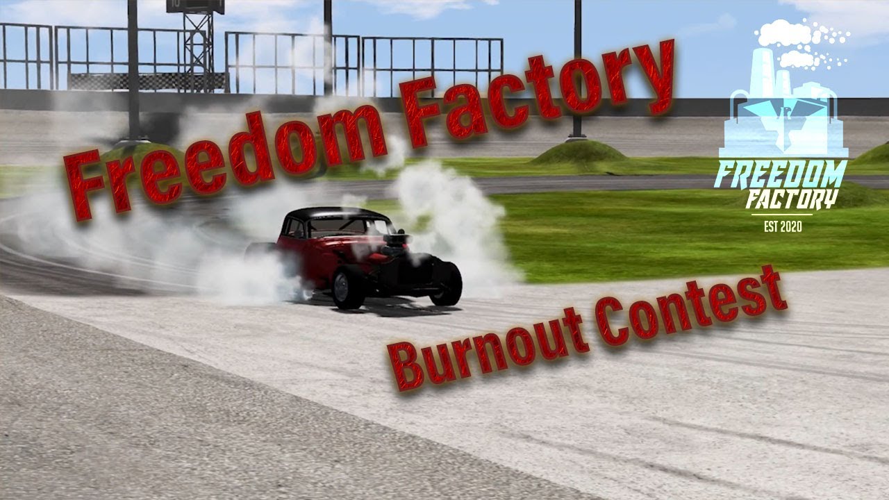 Freedom Factory Burnout Contest - Blown Motors - BeamNG - YouTube