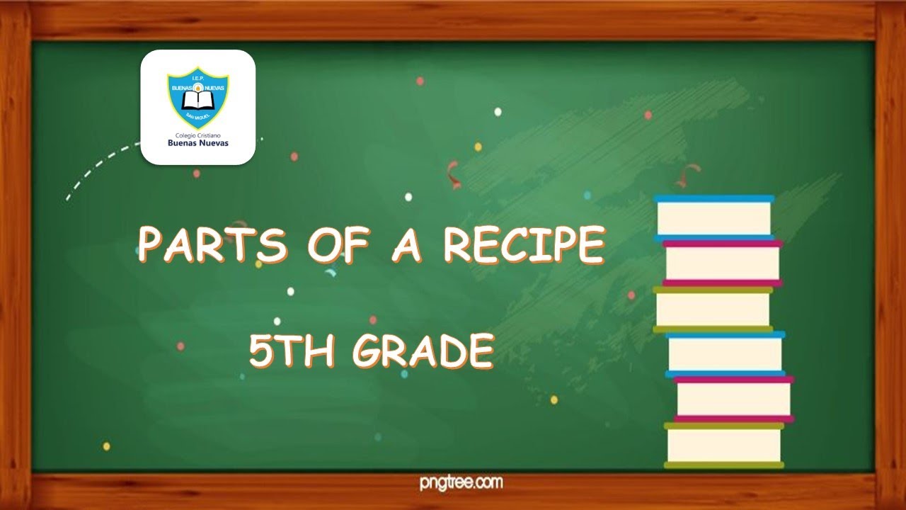 PARTS OF A RECIPE 5TH GRADE - YouTube