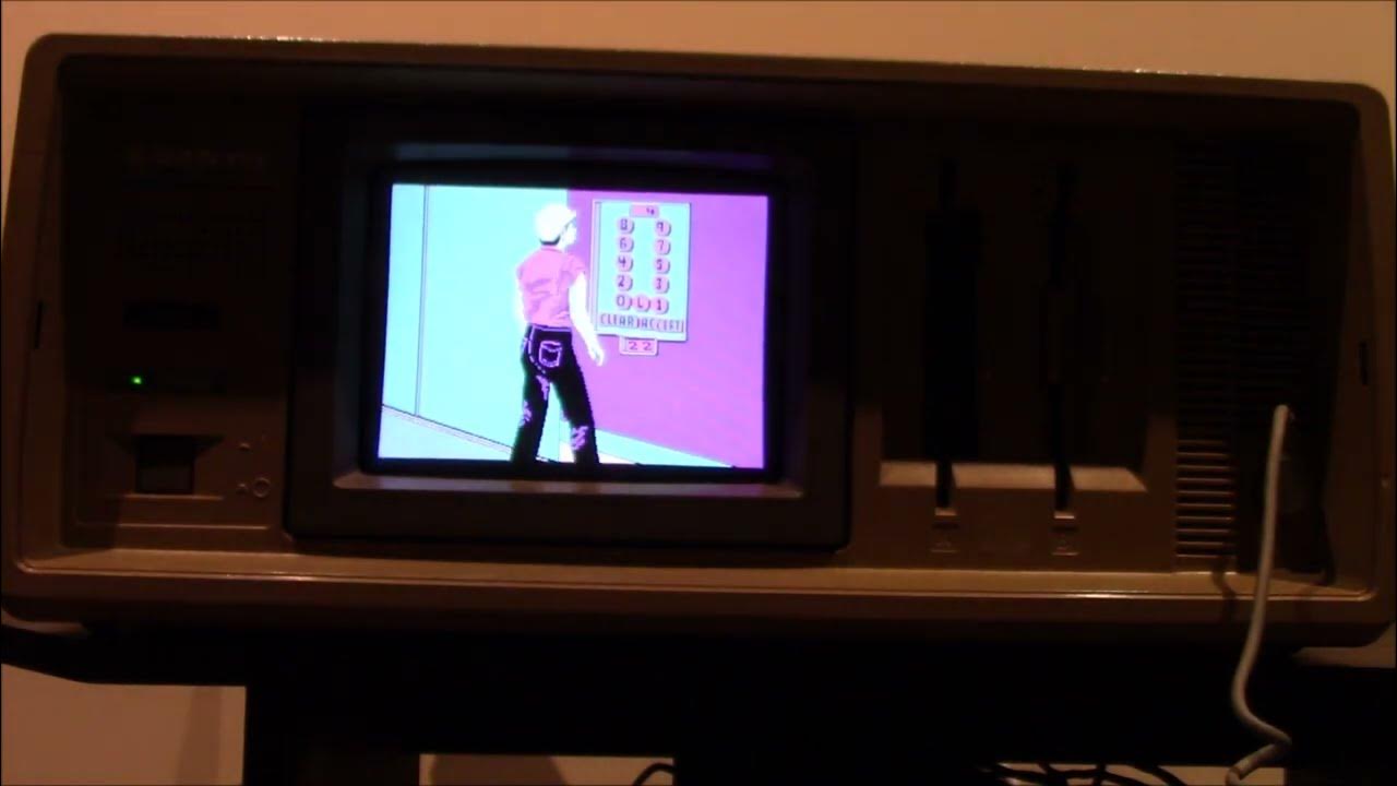 CGA games on a PC XT clone (Sanyo MBC-775) - YouTube