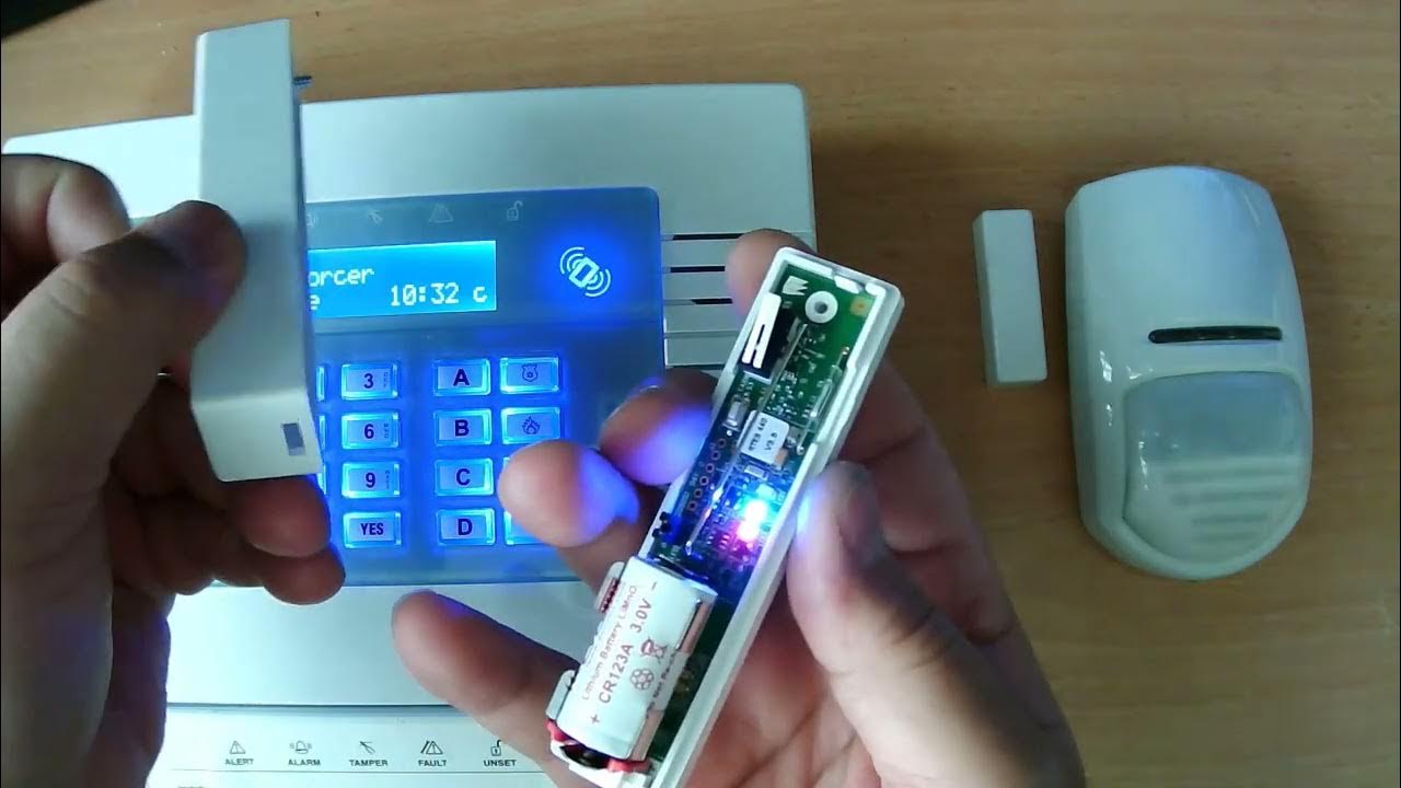 HOW TO DO REPLACED PYRONIX V11 SMART ALARM SENSORS BATTERY - YouTube