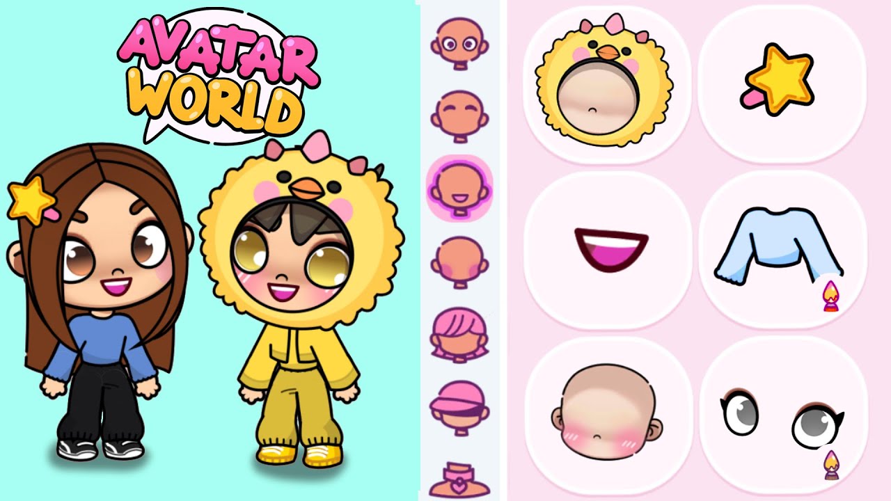 Melina y Pato Loco crean su Personaje en Avatar World 💖 !! - YouTube