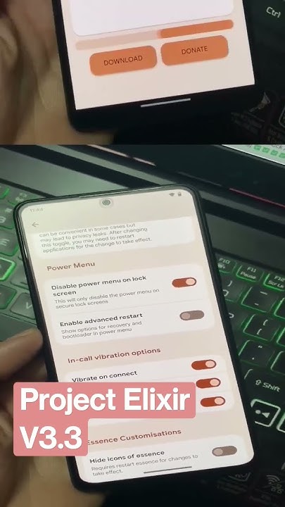 Project Elixir V3.3 - What's New? #shorts #android13 #projectelixir - YouTube