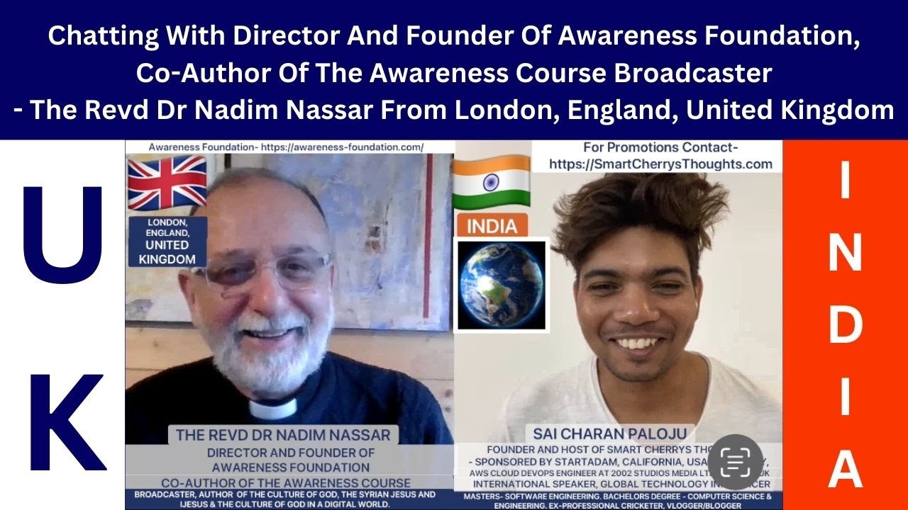 Chatting With Director And Founder Of Awareness Foundation- The Revd Dr ...