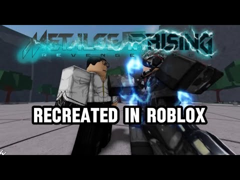 I recreated a MGR scene in ROBLOX using emotes - YouTube