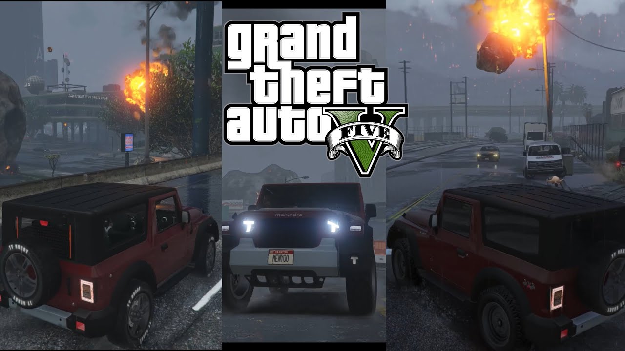 GTA 5 Mods - INSANE METEOR SHOWER MOD! (GTA 5 Mod Gameplay) Asteroid ...