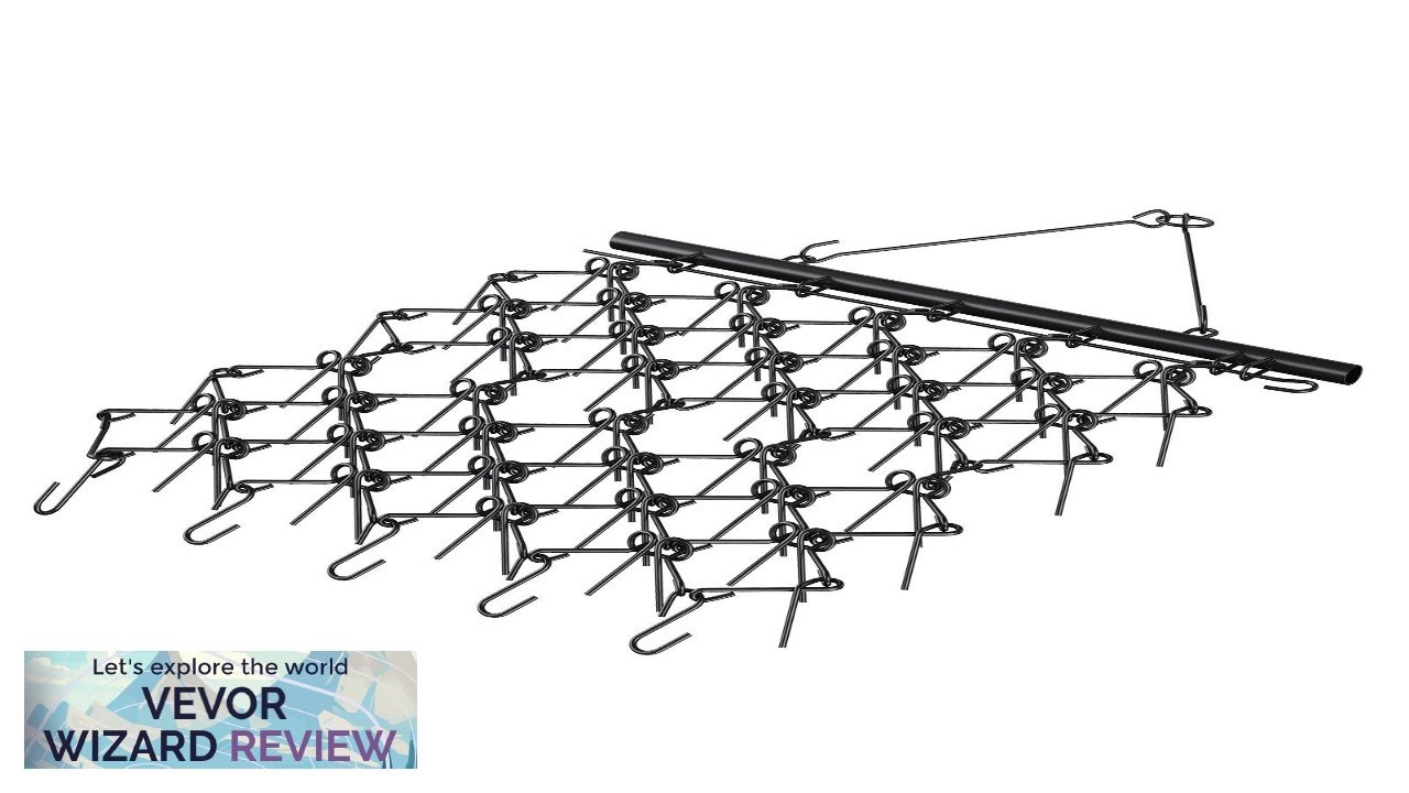 VEVOR Drag Harrow 4'x5.6' Heavy-Duty Chain Harrow with 69 Teeth ATV UTV ...
