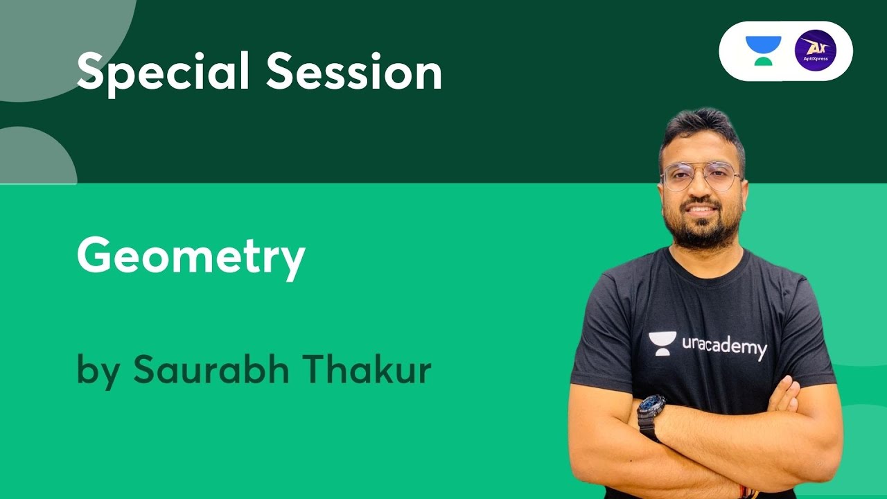 Geometry | General Aptitude | By Saurabh Thakur - YouTube