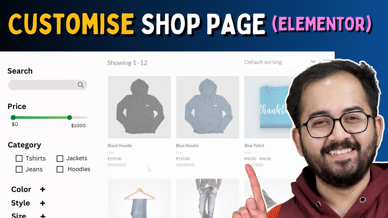 Easily Customise Shop Page with Elementor (2024) - YouTube
