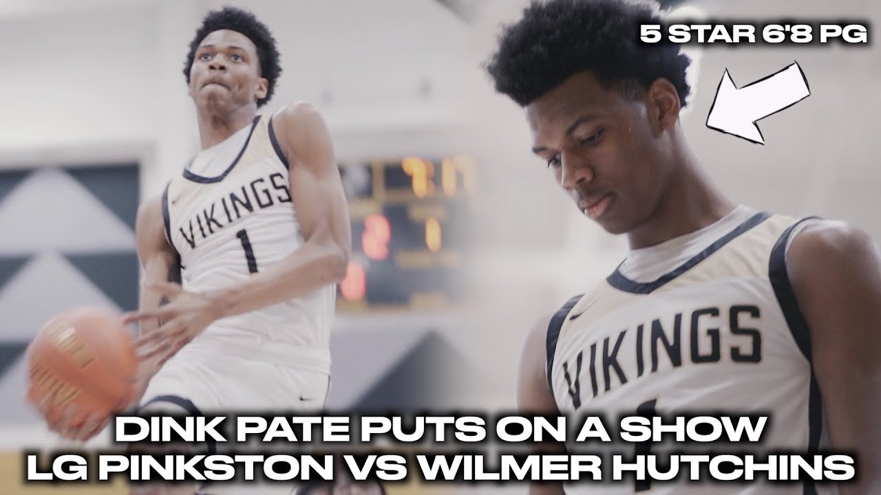 Dink Pate 6'8 PG PUTS ON A SHOW IN DALLAS DISTRICT GAME! | Pinkston vs ...