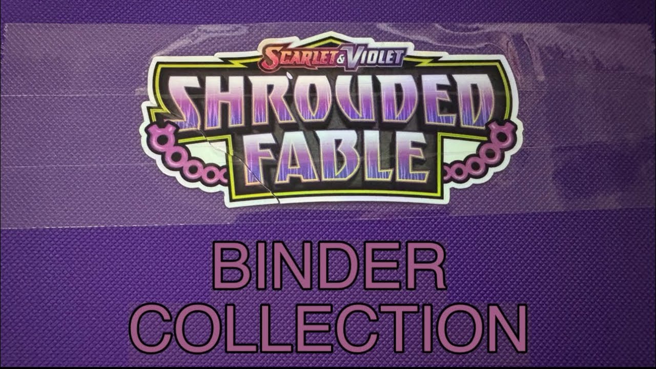 Pokemon Scarlet & Violet Shrouded Fable Binder - YouTube