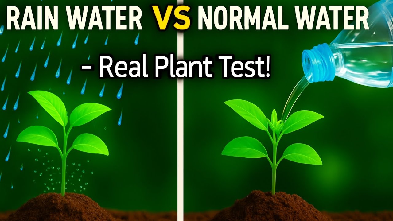 Rain Water vs Normal Water – बीजों के लिए कौन सा पानी है बेहतर? (Live ...