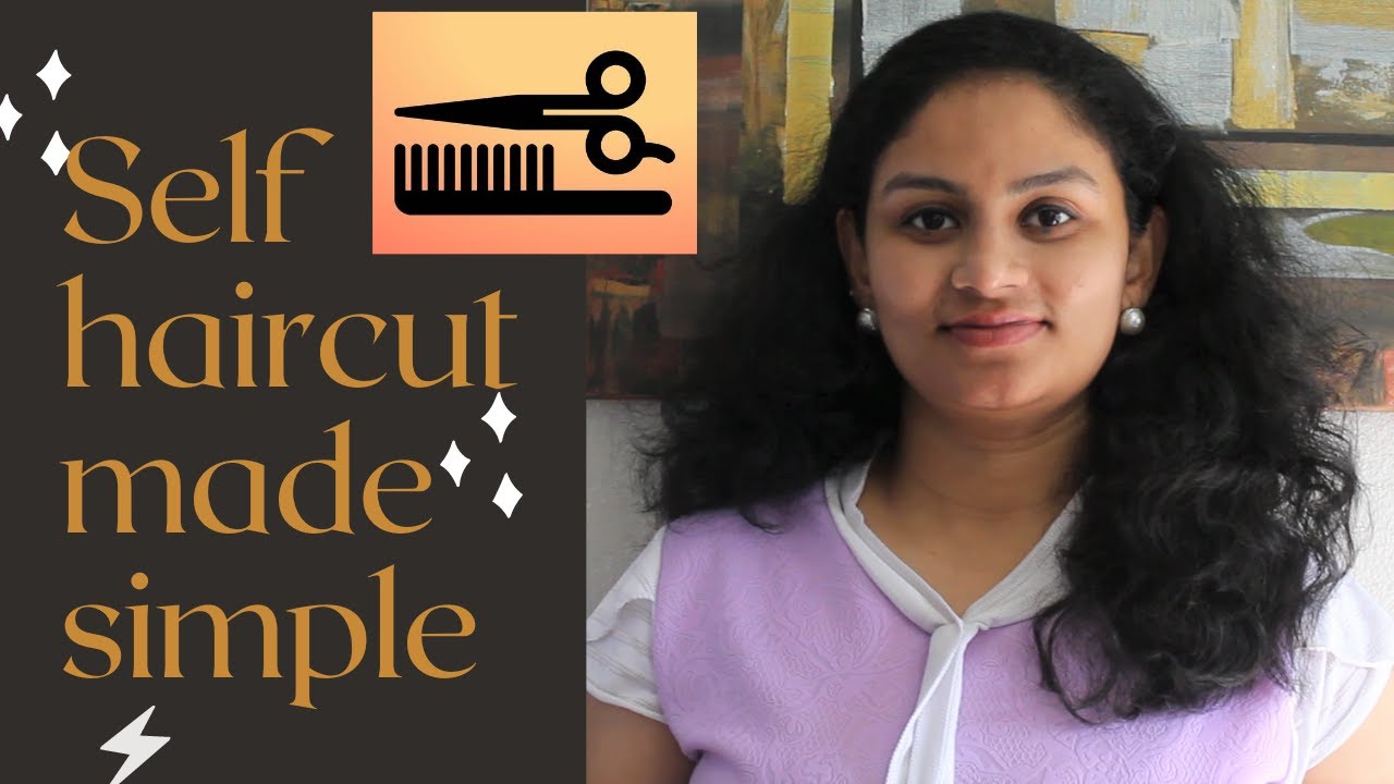 Easy self hair cut - YouTube